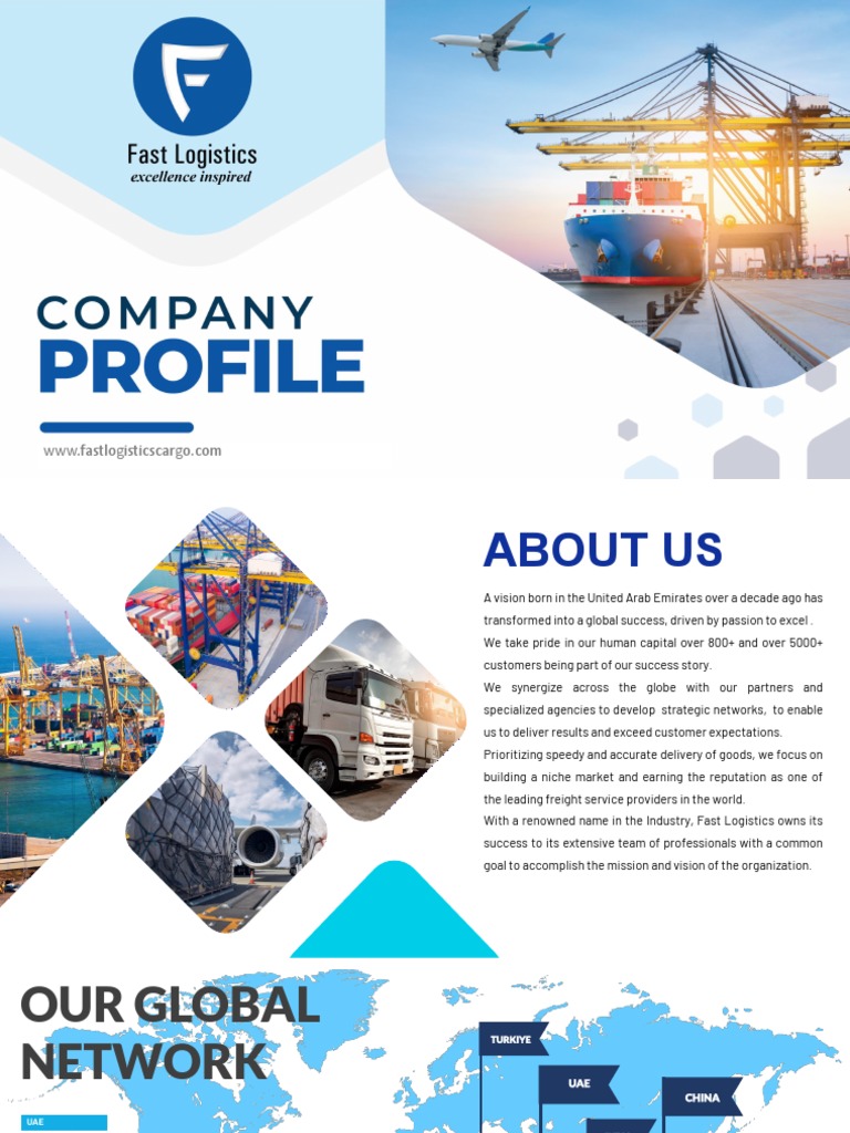 Fast Logistics - Company Profile | Download Free PDF | Cargo | Dubai