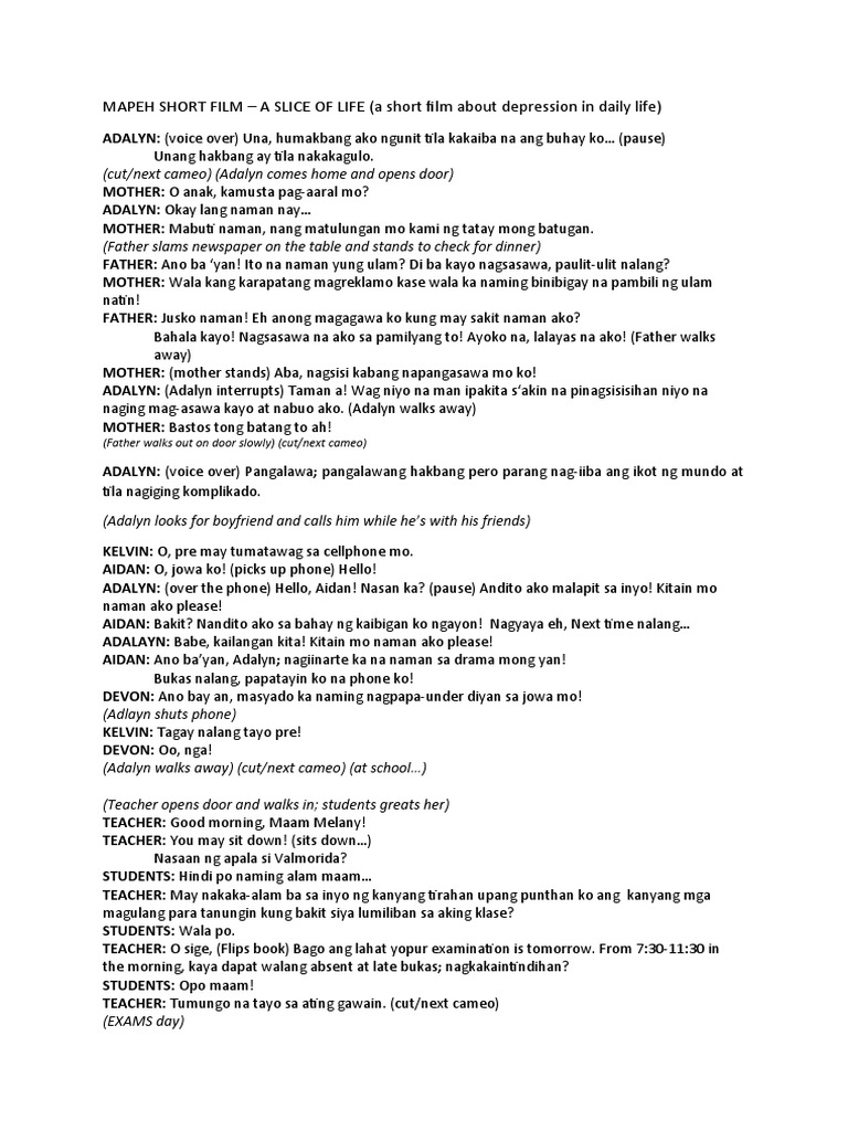 mapeh-film-script | PDF