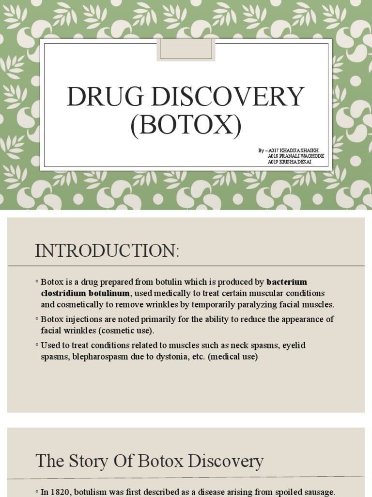 Drug Discovery Botox | PDF
