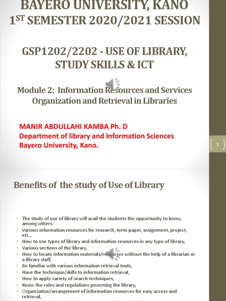 Module Two-1 | Download Free PDF | Libraries | Library Science
