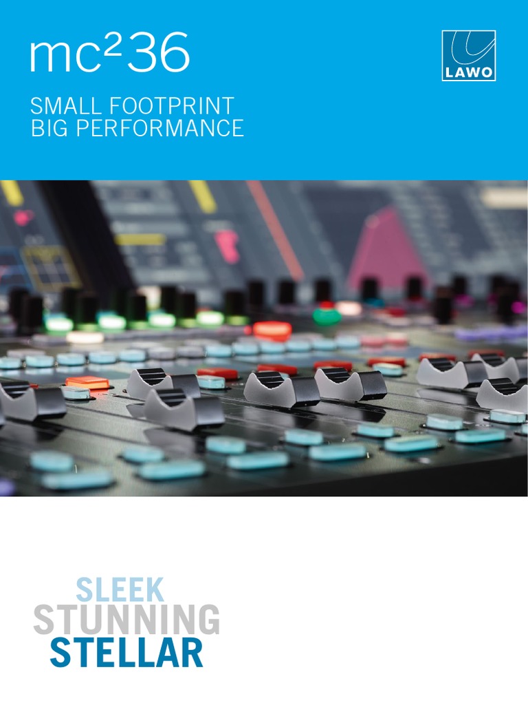 Lawo mc2 36 EN | Download Free PDF | Equalization (Audio) | Touchscreen