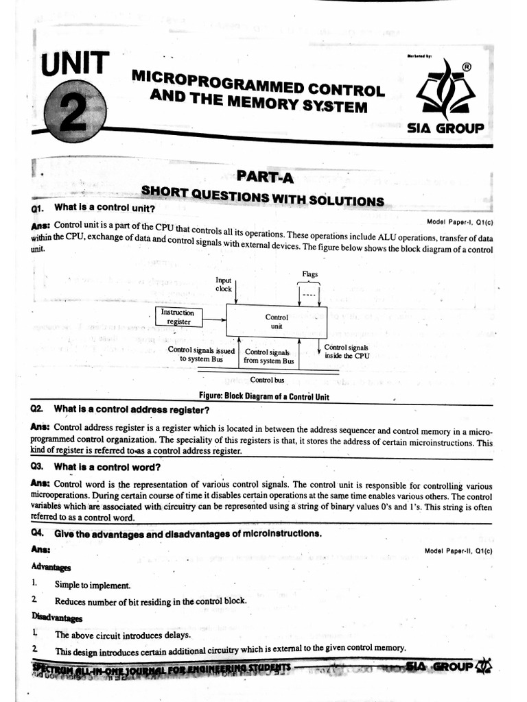 Coos Unit-2 Imp Questions | PDF