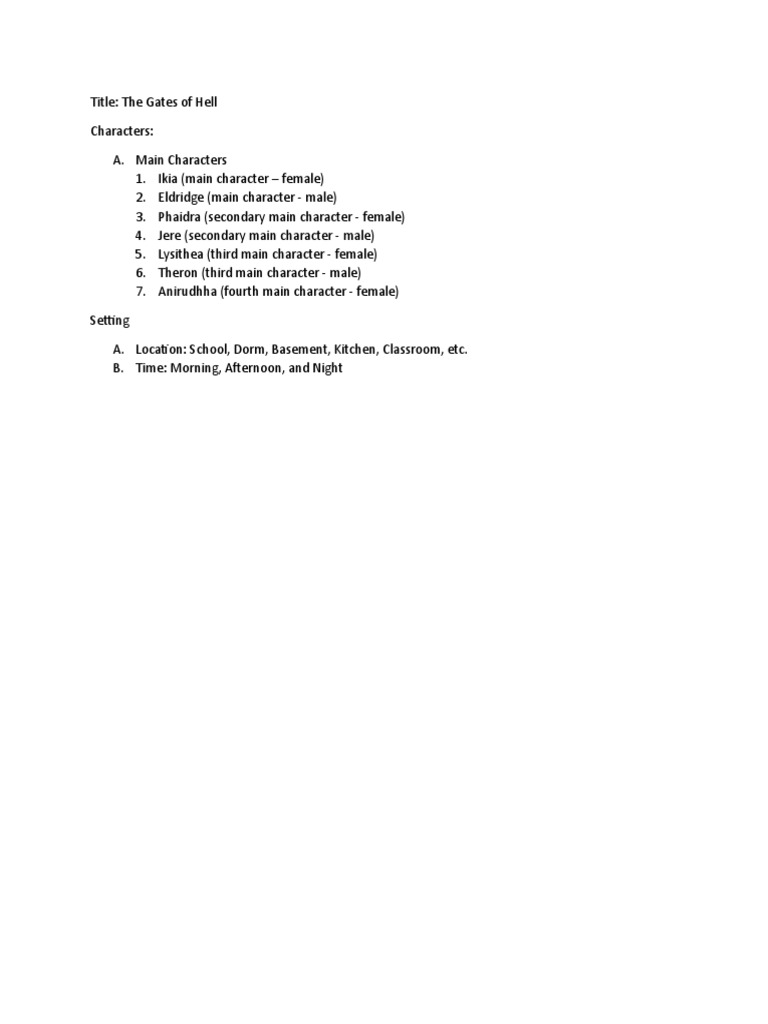 CREATE YOUR OWN STORY (Final Performance Task) | PDF | Language Arts ...