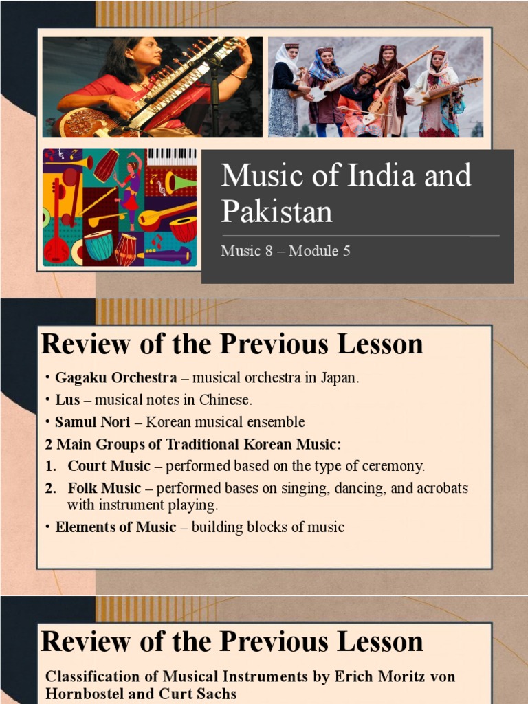 Indian and Pakistani Musical Instruments | PDF | Musical Instruments ...