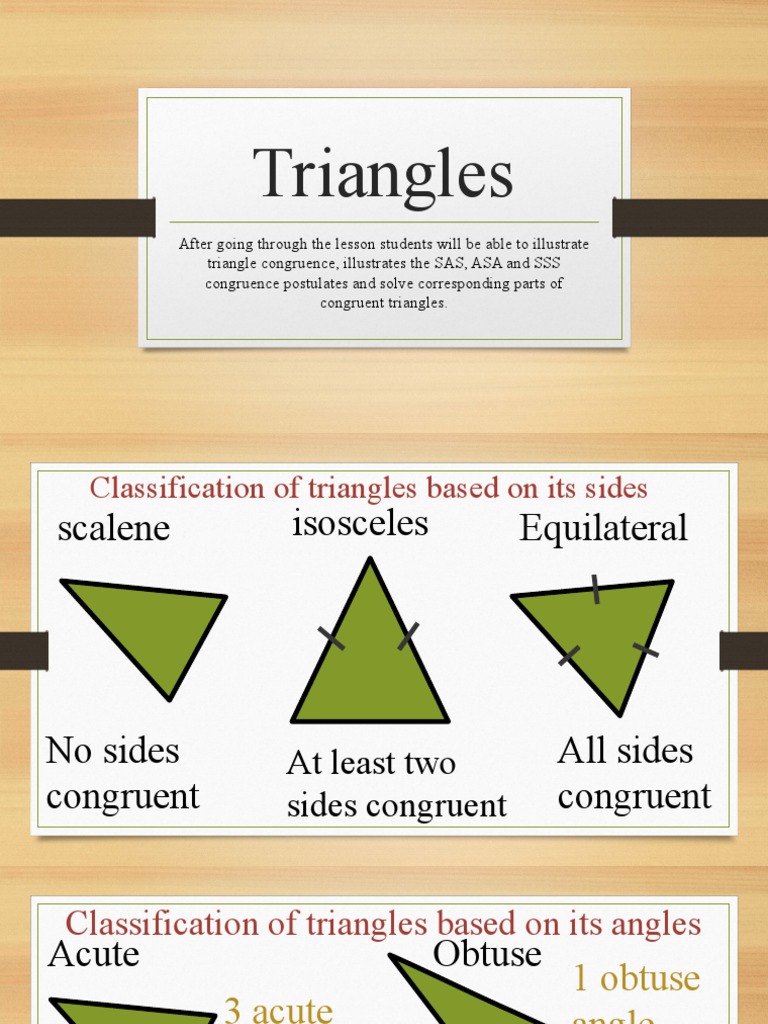 Congruent Triangles | PDF | Triangle | Elementary Geometry