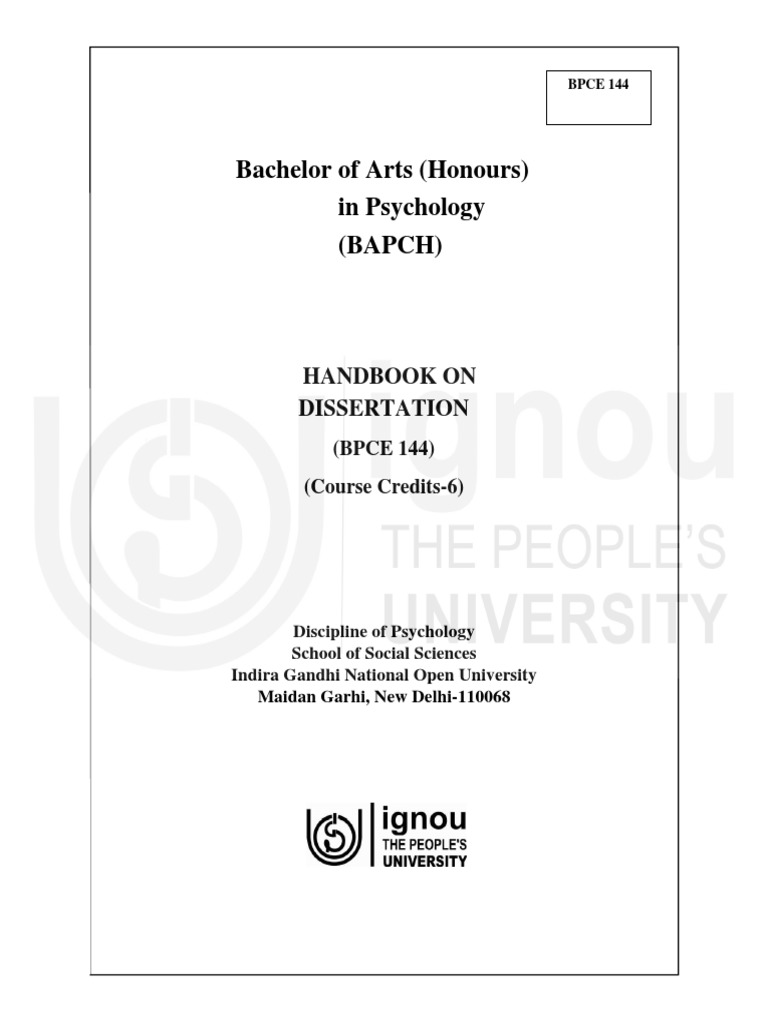 BPCE 144 (English) | PDF | Thesis | Hypothesis