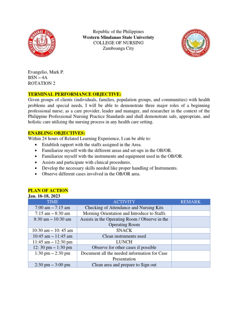 Evangelio Mark P Bsn 4a Tpo Eo Poa Pdf Pdf