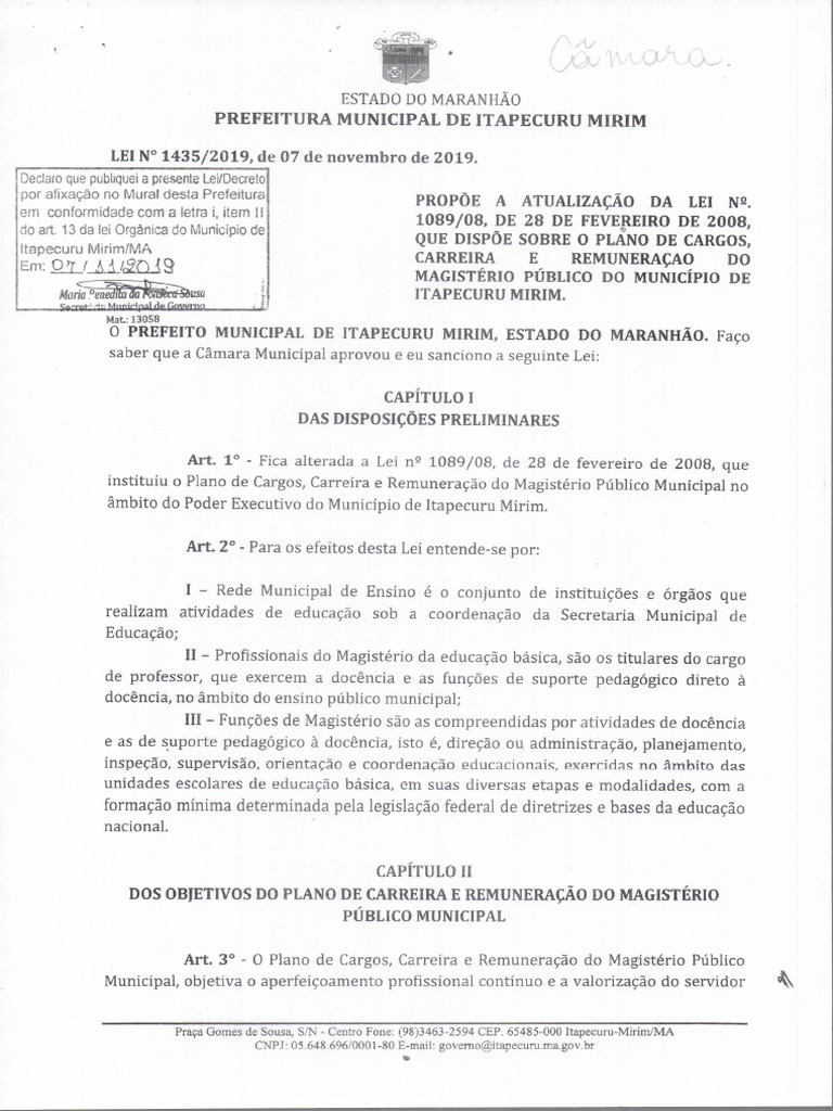 Lei Do Servidor | PDF