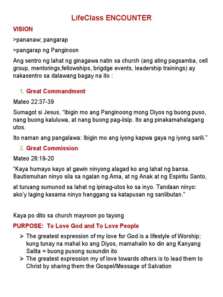 Lifeclass VISION | PDF