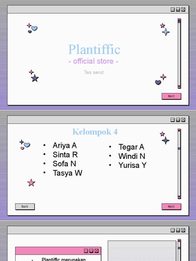 Retro Internet Aesthetic Interface Theme For Marketing | PDF