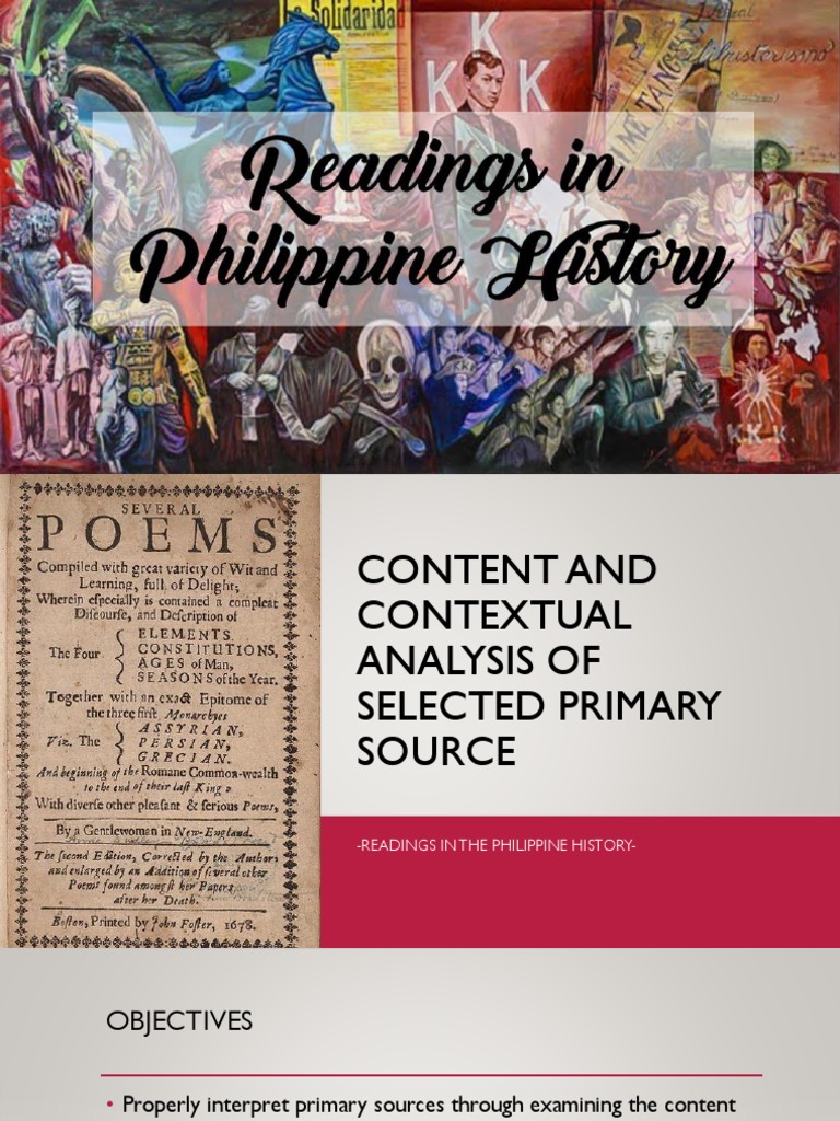 Chapter 3 Content and Contextual Analysis | PDF | Analysis | Primary ...
