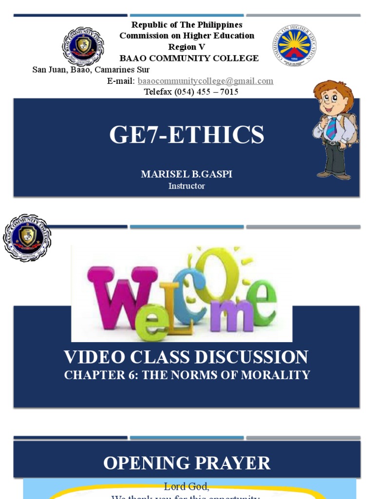 7 Ethics The Norms of Morality | PDF | Natural Law | Conscience