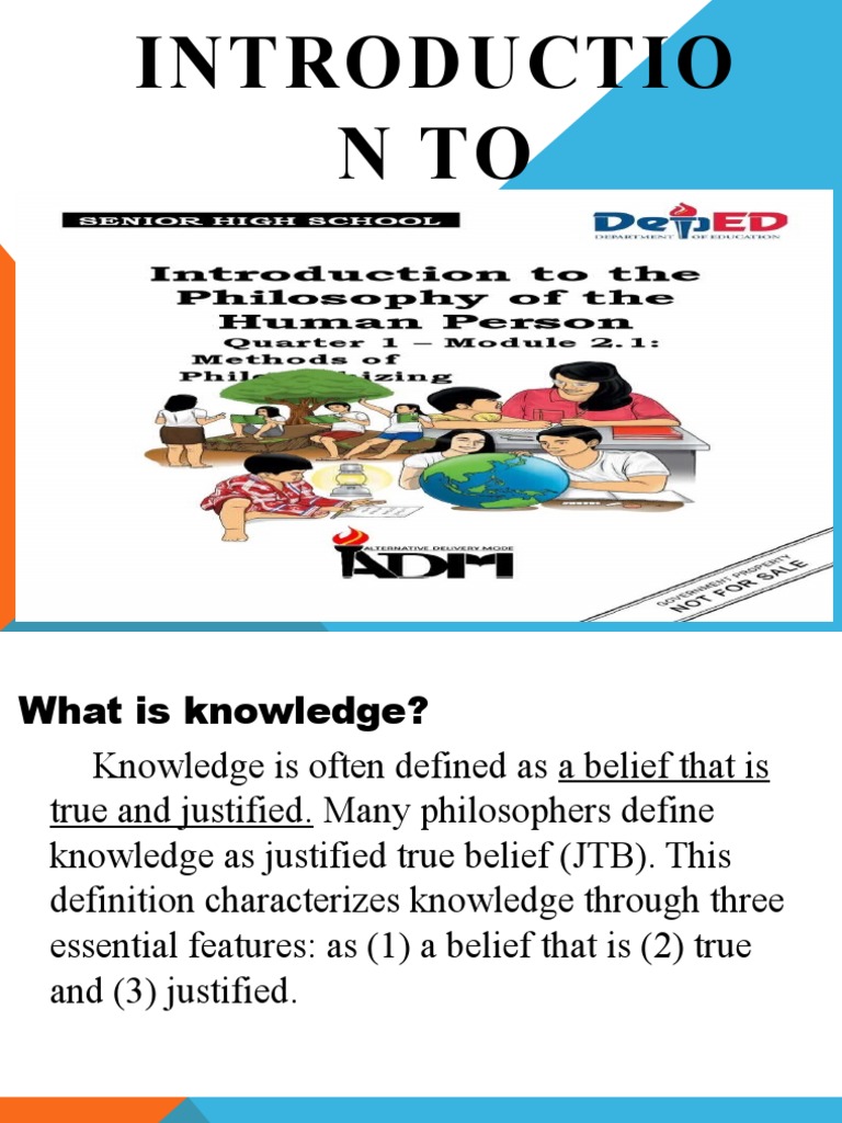 Week 2 INTRO TO PHILO | PDF