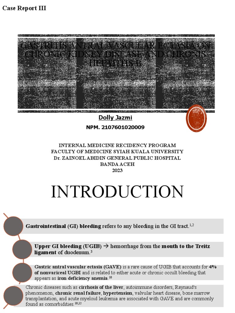 PPT-Lapkas Ke 3 Dolly Rare Case Gave On CKD and Chronic Hepatitis B in Male | PDF | Abdomen ...