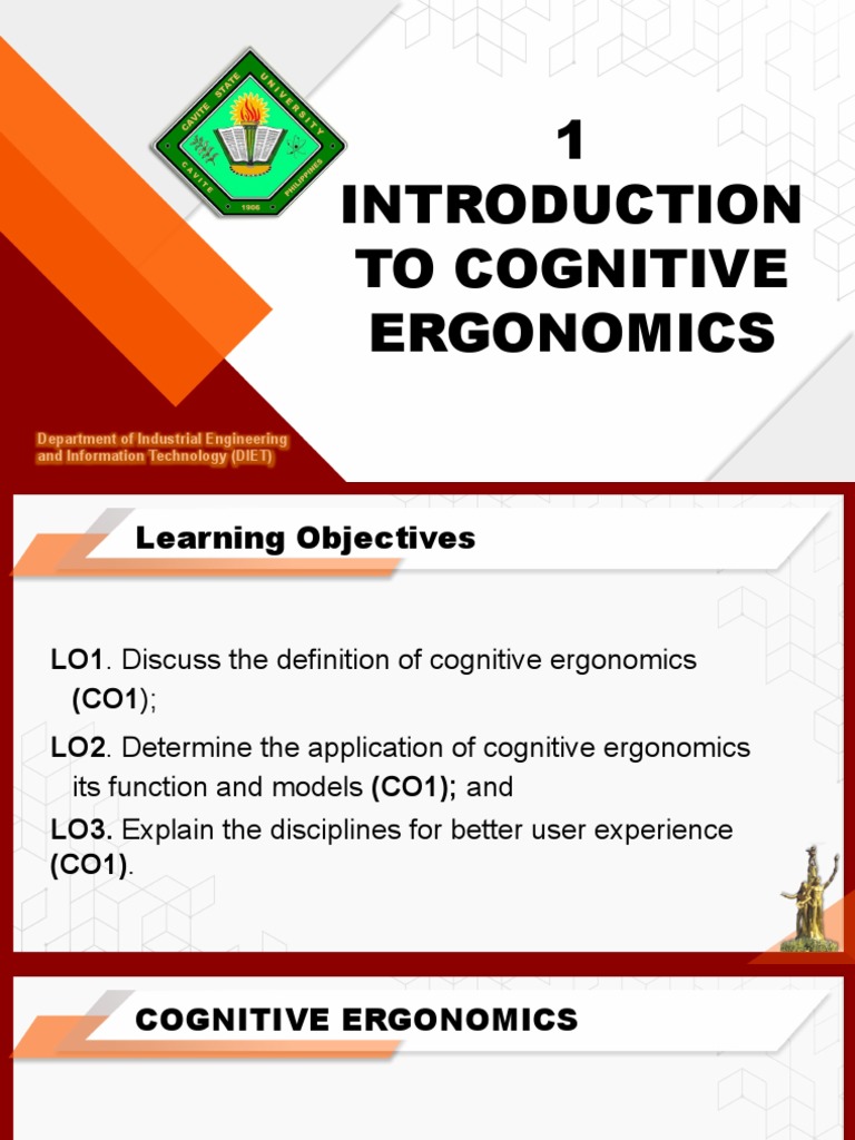 1.-Introduction-to-Cognitive-Ergonomics.pptx | PDF