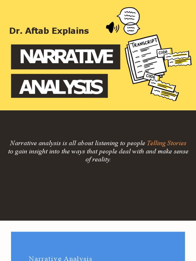 Narrative Analysis | PDF | Narrative | Qualitative Research