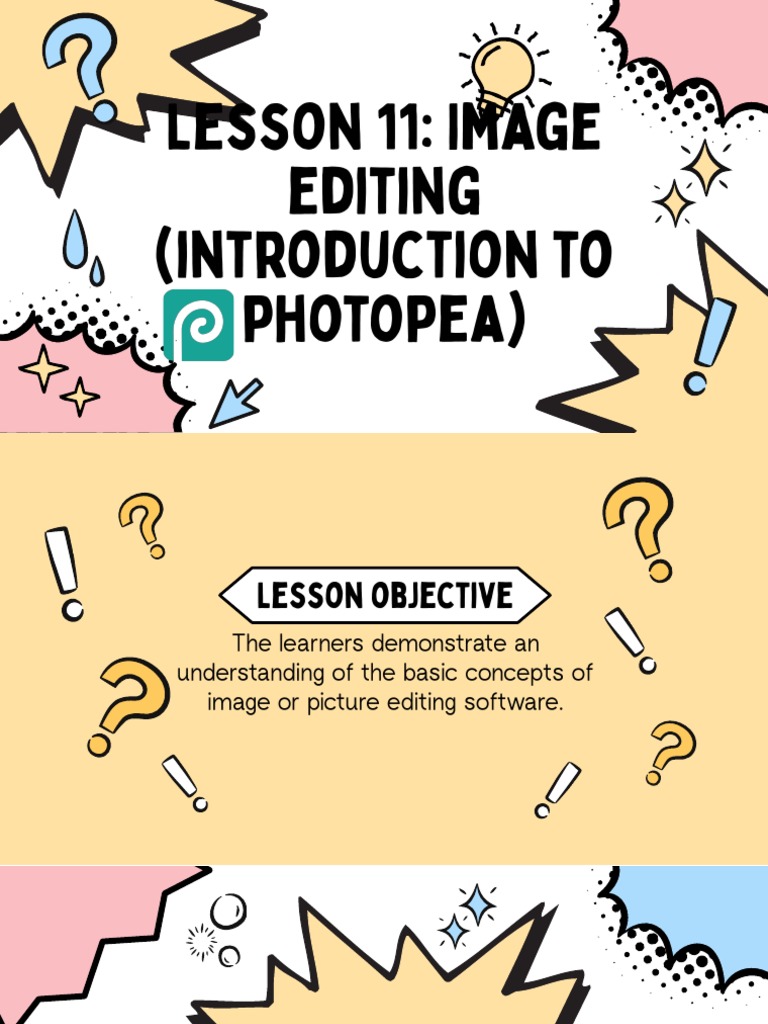 Lesson 11 Image Editing (Photopea) PDF | PDF