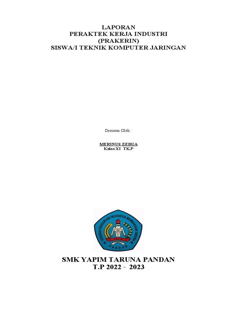 Laporan Prakerin TKJ Yapim | PDF | Bisnis