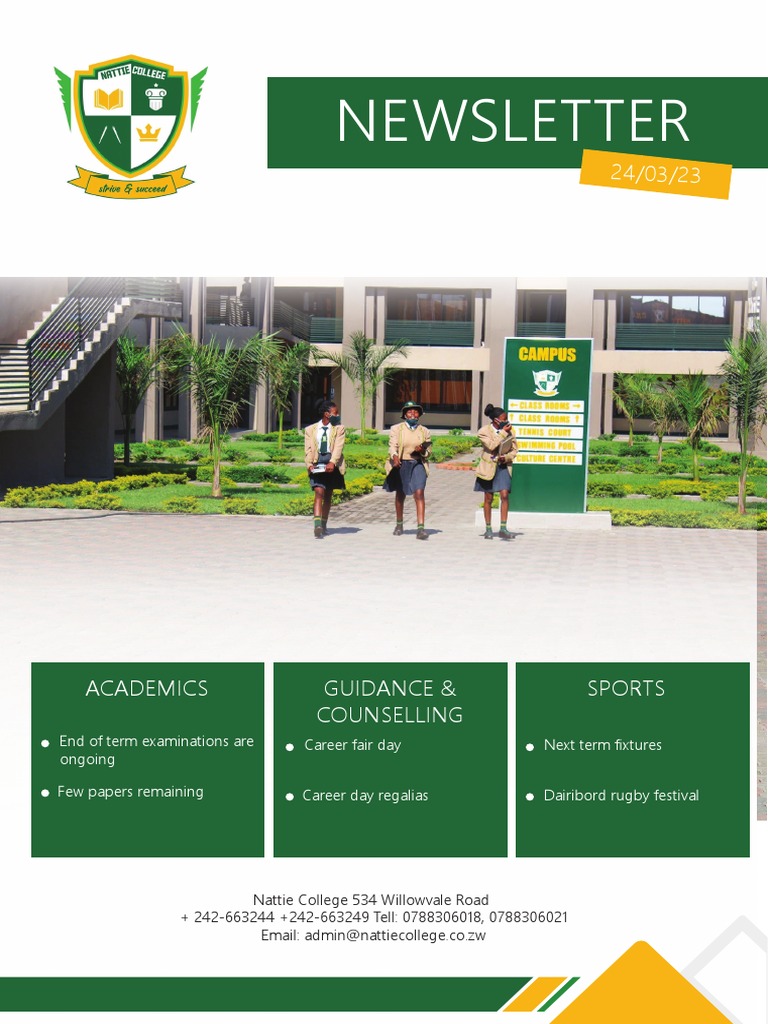 Nattie College Term Updates and Fees | PDF