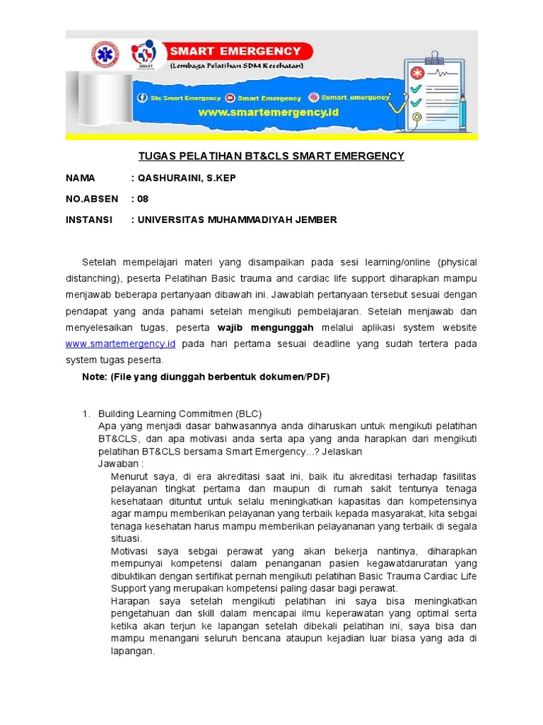 Tugas Ke-1 BTCLS Smart | PDF