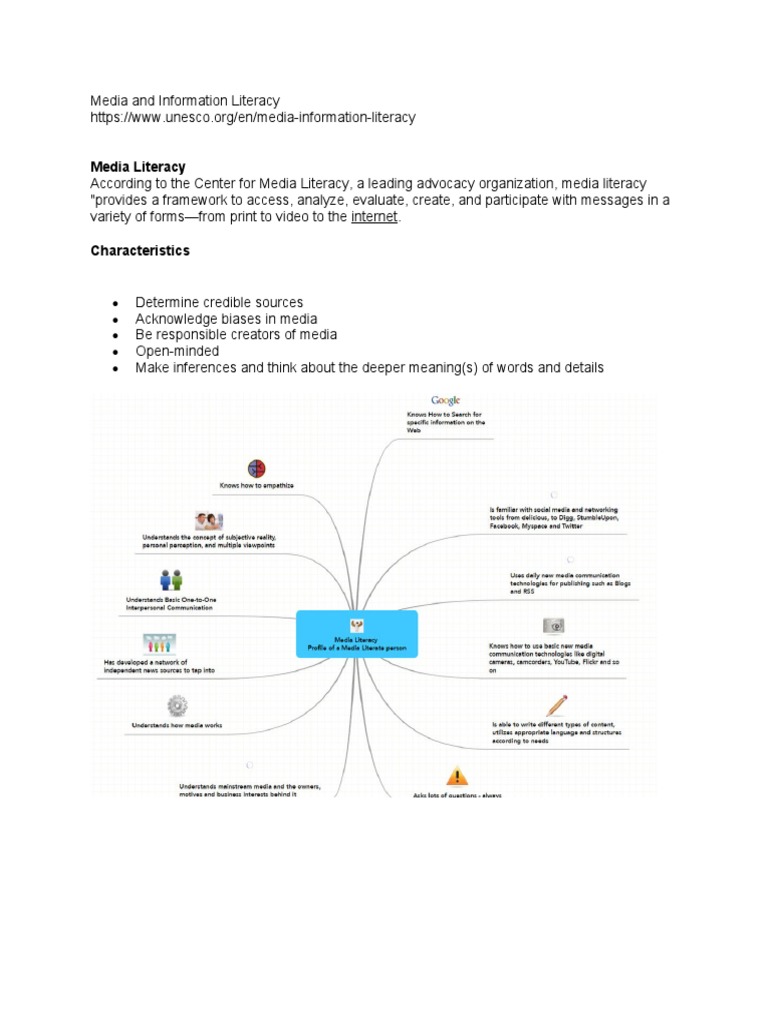 Media Literacy | PDF | Information Literacy | Literacy