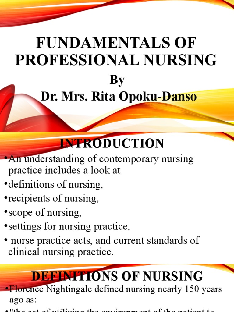 Nursing Practice Fundamentals Explained | PDF | Nursing | Patient
