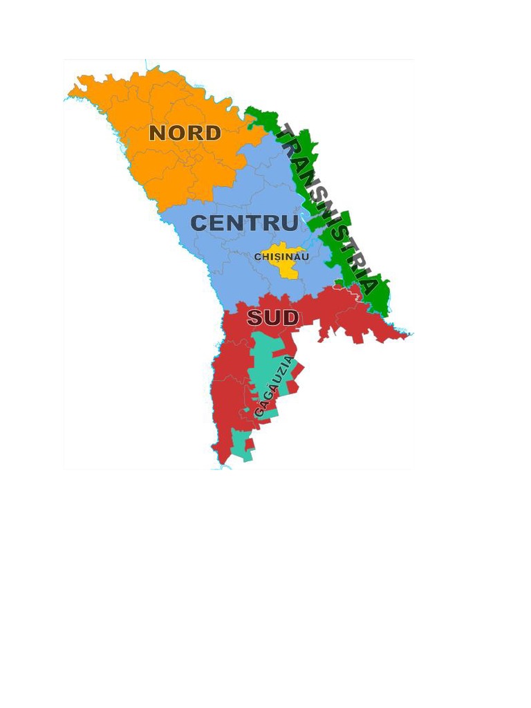 Regiuni de Dezvoltare RM | PDF