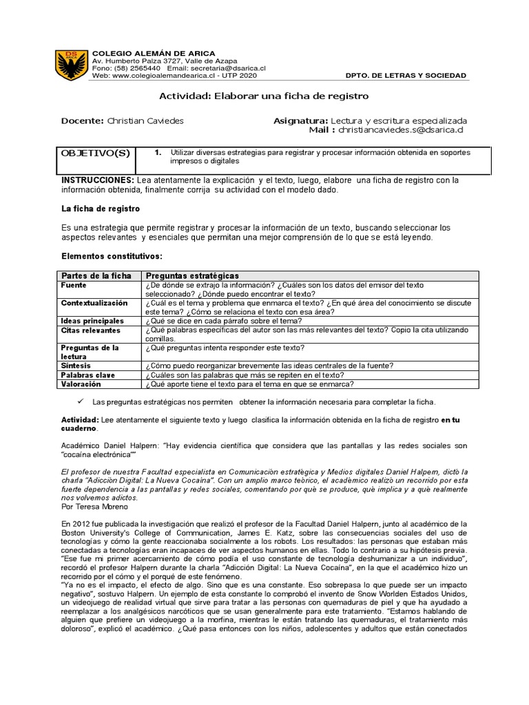 Lectura y Escritura | PDF | Cocaína | Dopamina