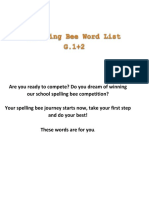 Words of The Champions Printable FINAL | PDF | Spelling
