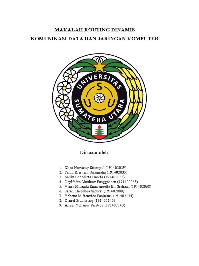 MakalahRoutingDinamis KDJK | PDF