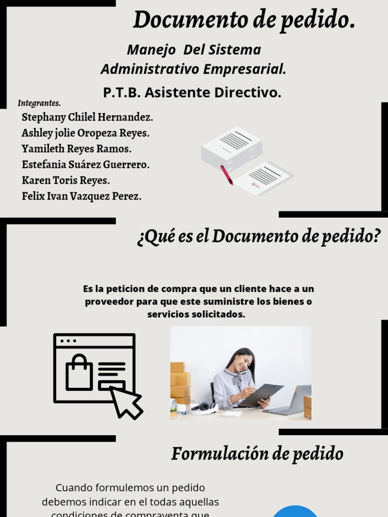 Documento de Pedido | PDF | Industrias de servicio | Business