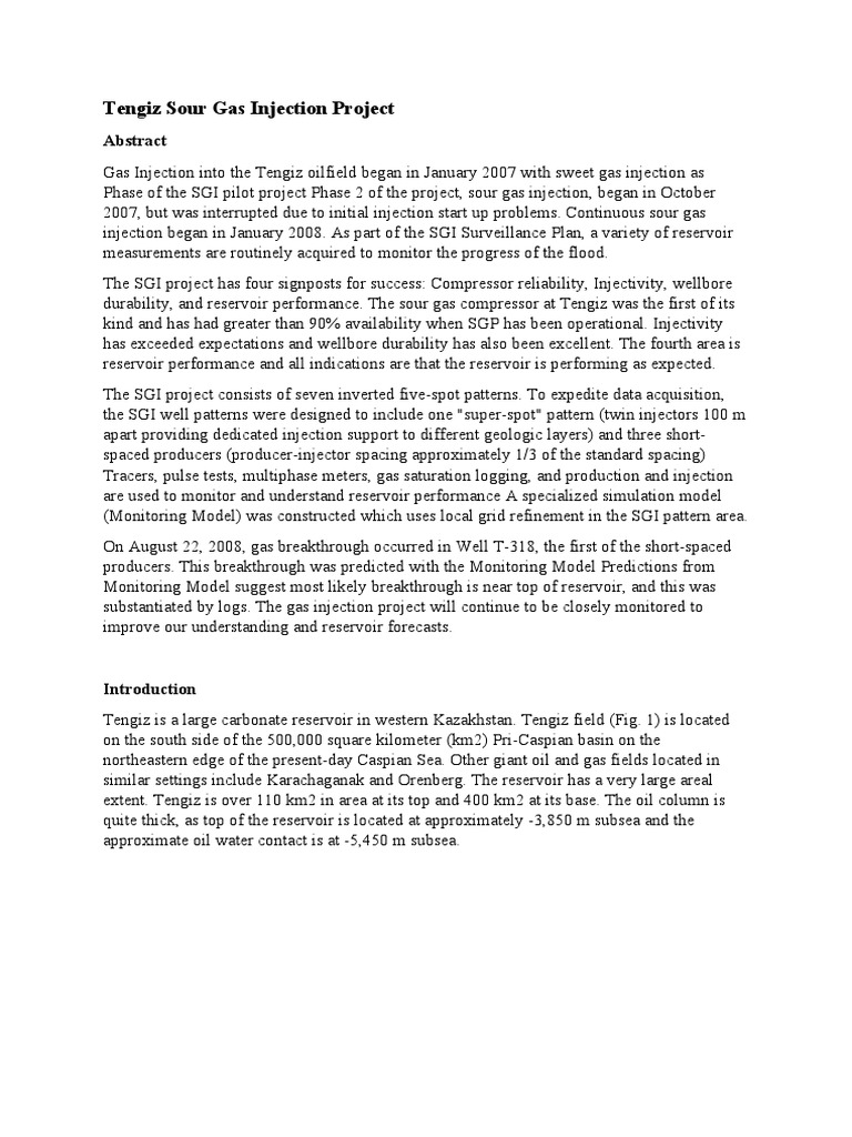 Tgs 5 Poster | PDF | Petroleum Reservoir | Gases