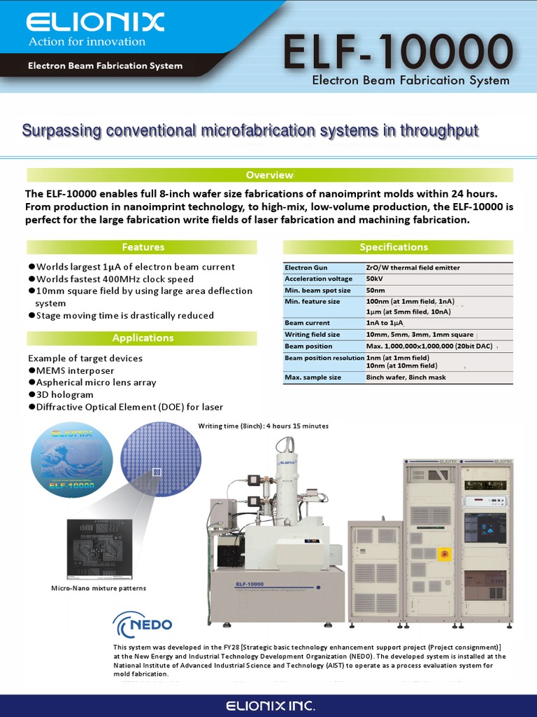 2021 ELF 10000 - Flyer 1 | PDF | Semiconductor Device Fabrication | Materials Science