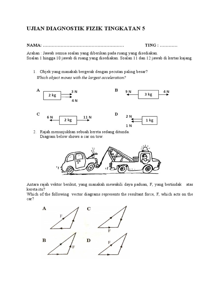 Ujian Diagnostik Fizik F5 Pdf