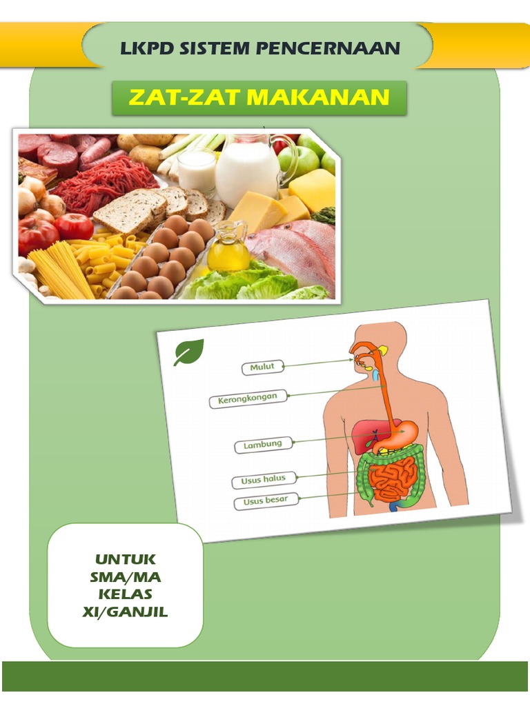 LKPD Zat Makanan | PDF