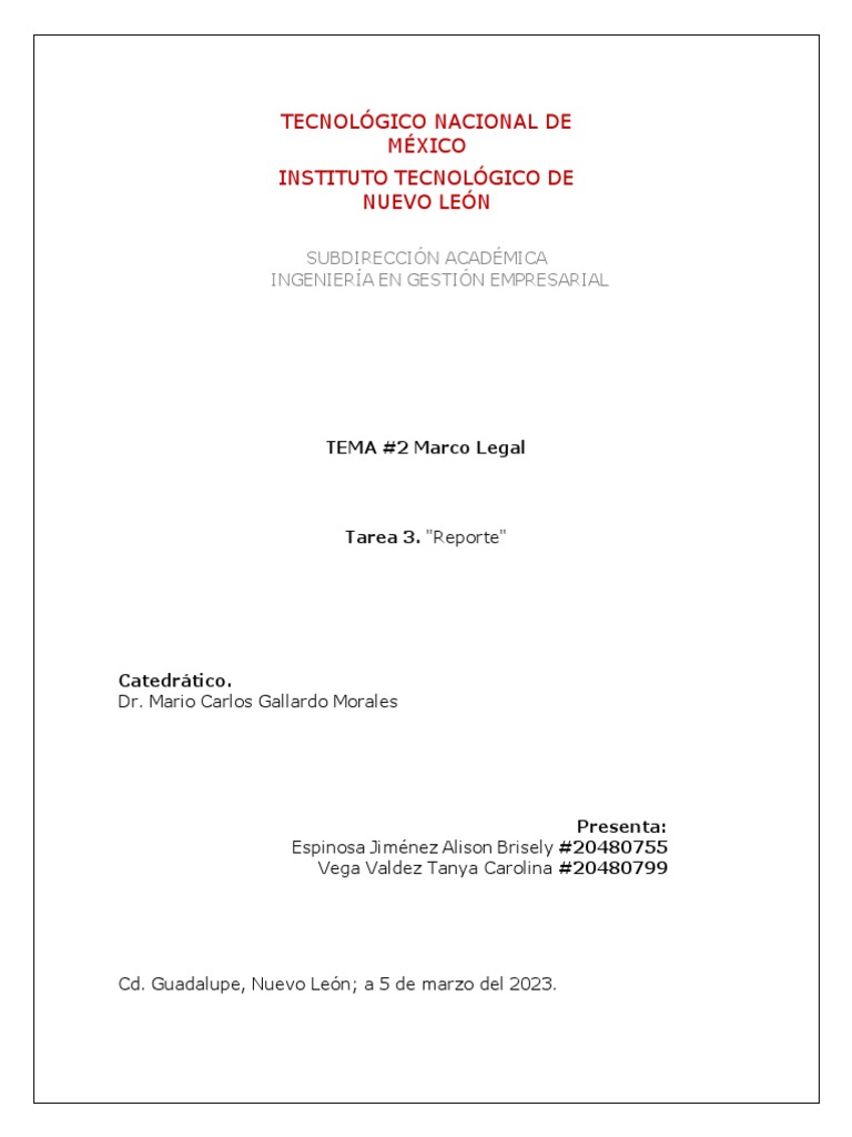 Tarea 3 - U2 - Adm. de La Salud y Seguridad Social - Espinosa Jiménez | PDF | Calidad (comercial ...