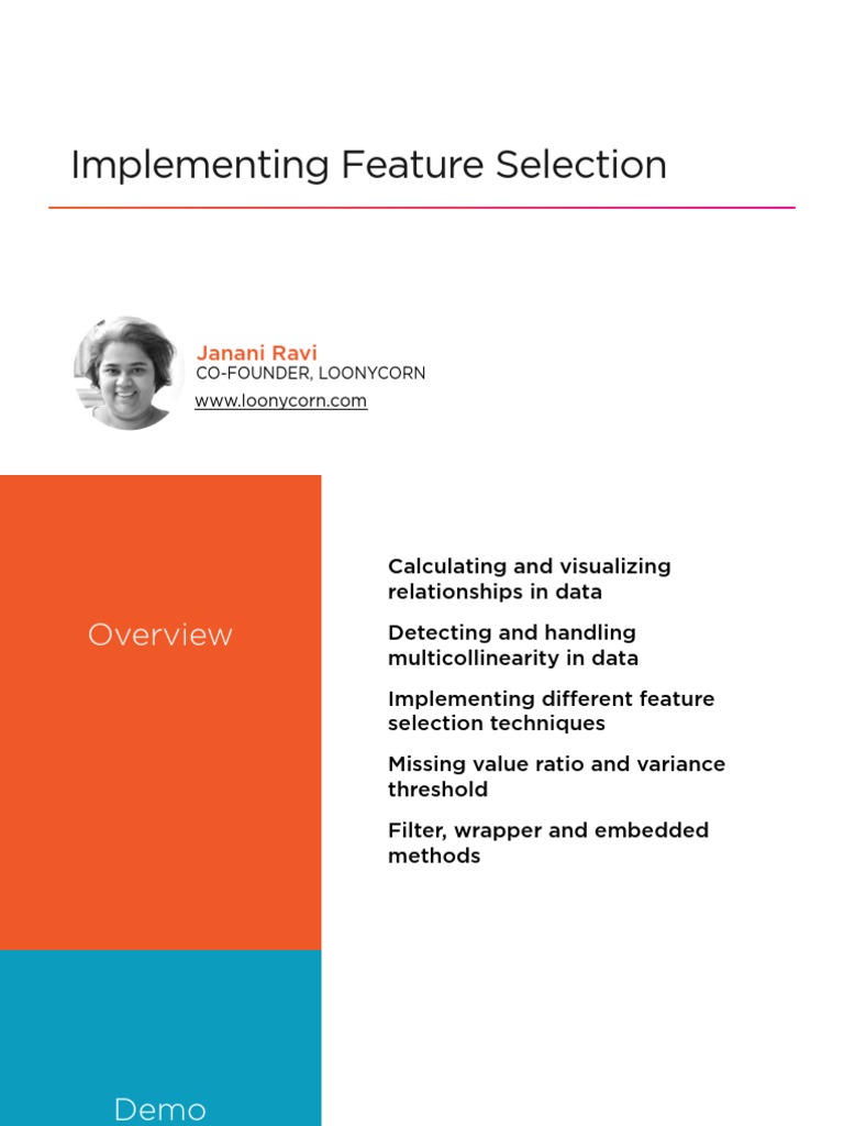Implementing Feature Selection Slides | PDF