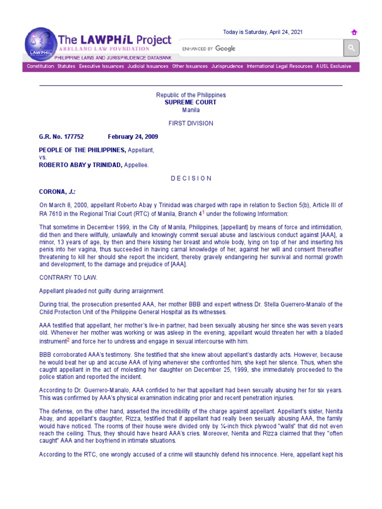 Supreme Court Upholds Rape Conviction, Orders Damages | PDF | Rape ...