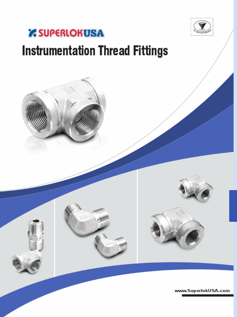 Instrumentation Fittings Guide | PDF | Pipe (Fluid Conveyance) | Materials