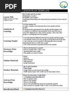 3 Is Lesson Plan | PDF | Chart | Lesson Plan