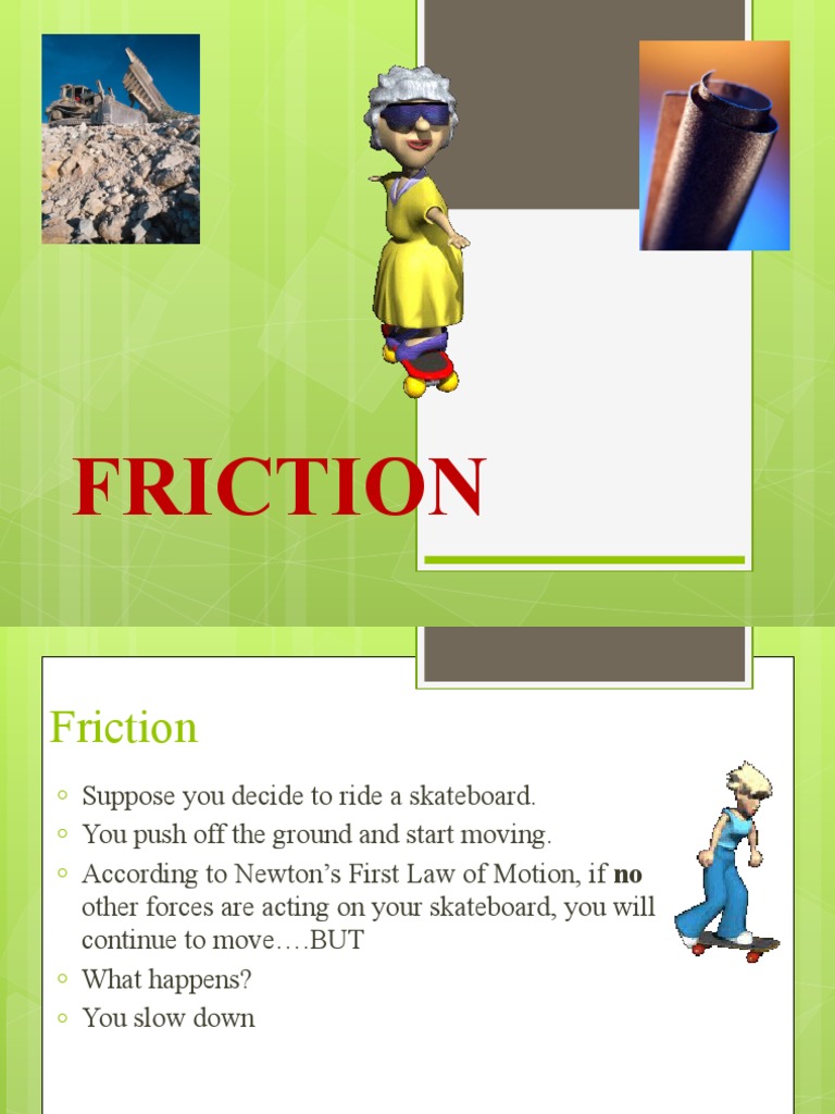 Types of Friction Powerpoint.ppt.pptx | PDF | Friction | Force
