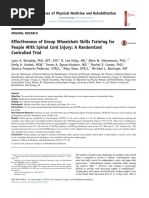 Wheelchair Skills Test Questionnaire 5.0 | PDF | Wheelchair | Question