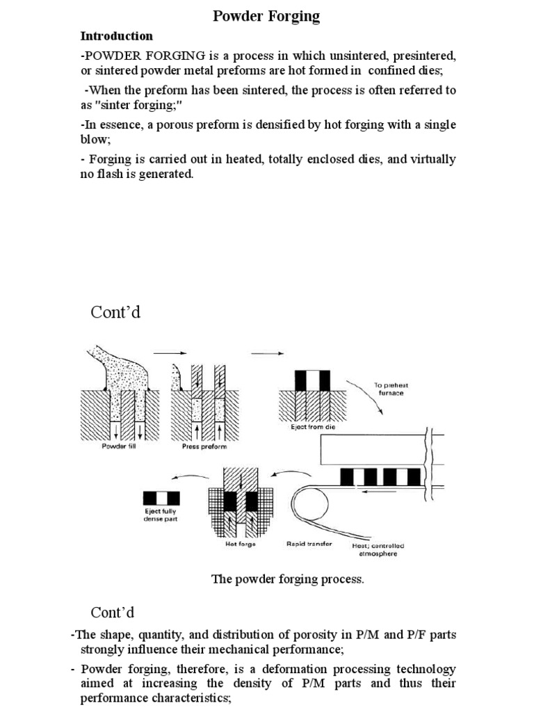 Chapter 6 Powder Forgingmsc | PDF | Sintering | Forging