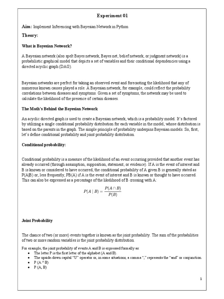 Aids Lab PDF | PDF | Bayesian Network | Artificial Neural Network