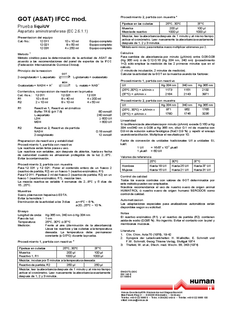 Got (Asat) Ifcc Mod.: Prueba !"#$"%& | PDF | Ciencias fisicas | Biomoléculas
