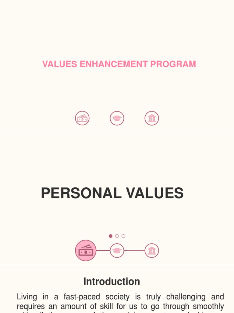 Lesson 3 Values Enhancement | PDF | Brainstorming | Self Esteem