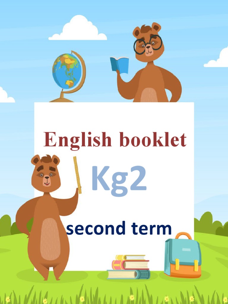 KG2 English Booklet: Term 2 Activities | PDF | Linguistics | Orthography