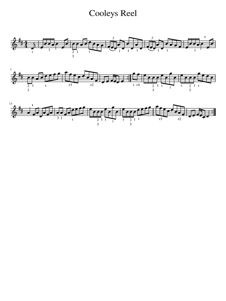 09 Cooleys Reel PDF | PDF