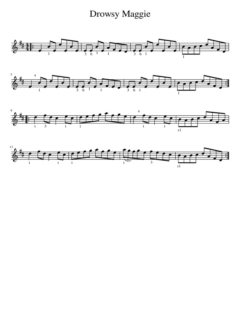 10 Drowsy Maggie PDF | PDF