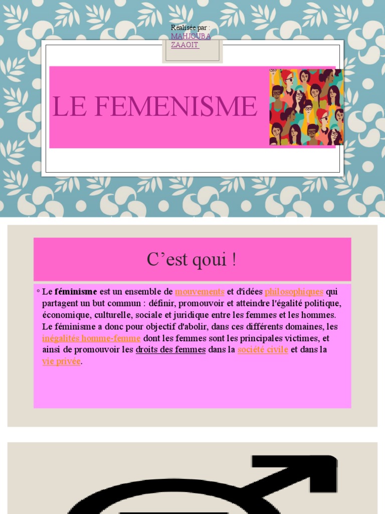 Le Femenisme | PDF | Féminisme | Études des genres